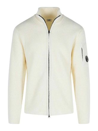 C.P. Company C. P. Company Pull Col Rond - Blanc