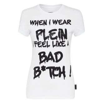 Philipp Plein T-Shirt Rundhals Pure - - Tops - Damen - Wei&szlig; - XL