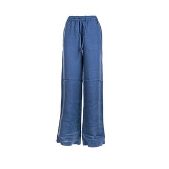 Fay Wide Hosen - - Trousers - Damen - Blau - W26