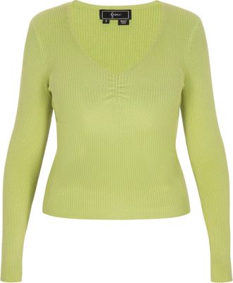 Faina Pullover Frauen Gr&uuml;n