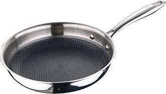 Masterpro Hi-Tech 3 | Pfanne Antihaftbeschichtet 28 cm | Edelstahl mit Wabenstruktur | 3-Fache Beschichtung | Küchenutensilien | Für Alle Herdarten Geeignet