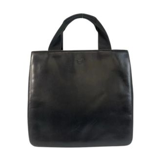 Prada Sac cabas Pre-owned en cuir et nylon Tessuto - Femme - Pre-owned - Noir - Taille: ONE Size