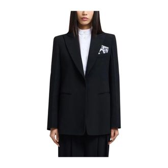 Emporio Armani Damen, Jacken, Schwarzk, 2XSGröße