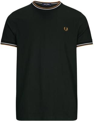 Fred Perry T-shirt uni &agrave; col rond en coton