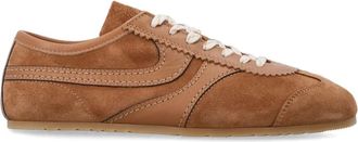 Dries Van Noten Homme, Chaussures, Beige, Taille: 43 EU Suede Baskets