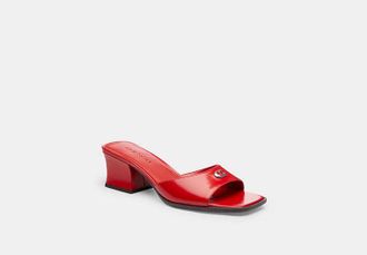 Coach Sculpted C Sandale Mit Blockabsatz