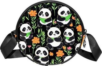 Generic Sac &agrave; bandouli&egrave;re circulaire pour femme, petit sac &agrave; bandouli&egrave;re mignon avec fermeture &eacute;clair, bretelles r&eacute;glables, sac &agrave; main rond d&eacute;contract&eacute; pour f