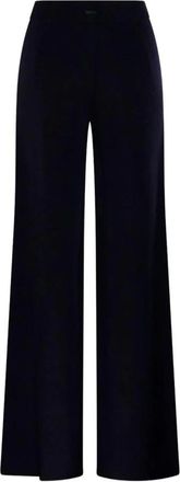Max Mara Femme, Pantalons, Bleu, Taille: 38 FR Wide-Leg Knit Pants