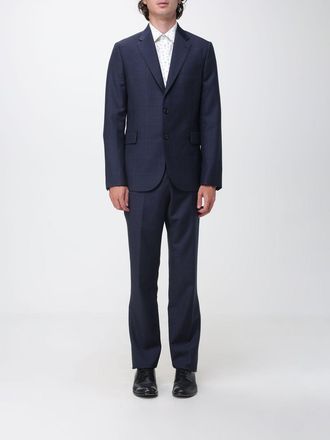 Paul Smith Costume droit en pure laine avec fermeture &agrave; deux boutons