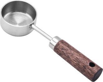 Generic Messlöffel mit Holzgriff - 11,5x3,5cm Edelstahl Esslöffel, Vintage 15ml Mehrzweckschaufel, langlebiges Küchenbackwerkzeug | Haushalt Kochen Kaffee Tee