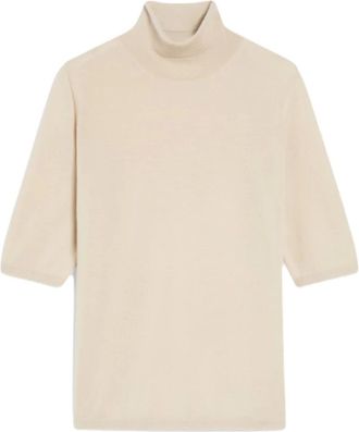 Max Mara Femme, Pulls, Beige, Taille: 40 FR Cecina Sweater