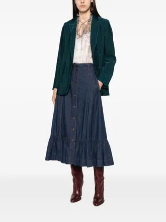 Forte_Forte Corduroy Blazer - Jade Green