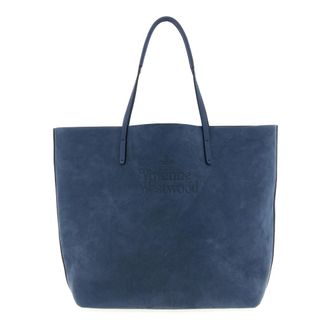 Vivienne Westwood Femme, Sacs, Bleu, Taille: ONE Size Studio Small Shopper