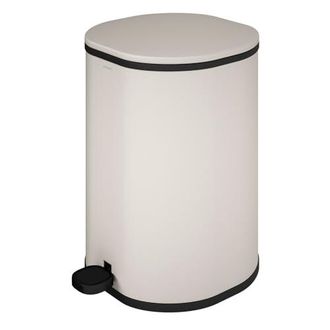 Cosmic Poubelle de Salle de Bain et Cuisine avec Système à Pédale, Design Circulaire et Capacité de 5L. Petite Poubelle avec Couvercle pour Salle de Bain en 