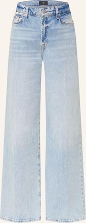 7 For All Mankind Wide Leg Jeans Lotta blau