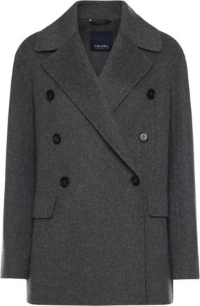 Max Mara Femme, Manteaux, Gris, Taille: 38 FR Smmrita Giacca
