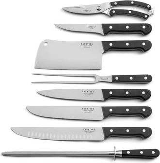 Sabatier Trompette Sabatier Trompette 025600MBA110K Universal Set 8 couteaux de boucher