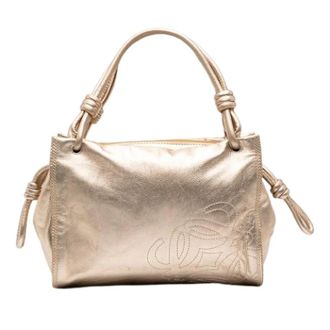 Loewe Sac &agrave; main Pre-owned en cuir Nappa m&eacute;tallis&eacute; - Femme - Pre-owned - Beige - Taille: ONE Size