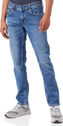 Mustang Jeans Herren Oregon Tapered Jeans, Mittelblau 582, 33W / 36L
