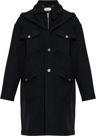 Versace Wollmantel - - Coats - Herren - Schwarzk - XL