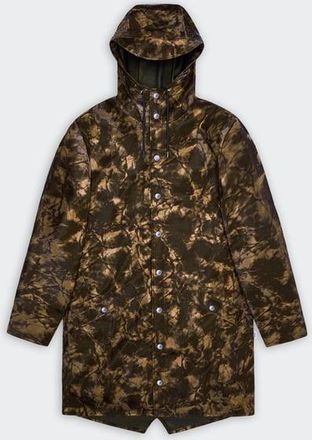 Rains Coupe-vent imperm&eacute;able long &agrave; capuche - Taille M