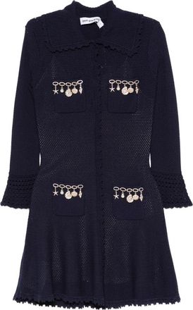 Self Portrait Charm-embellishment Mini Dress
