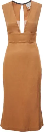 Alessia Santi Femme, Robes, Brun, Taille: 38 FR Midi Dress
