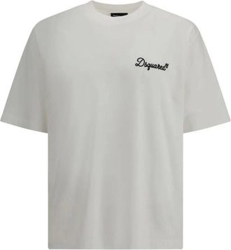 Dsquared2 Homme, Tops, Blanc, Taille: L T-Chemises