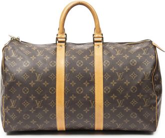 Louis Vuitton Crossbody Bags - Keepall 45 - Gr. unisize - in Braun - f&uuml;r Damen