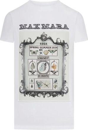 Max Mara Femme, Tops, Blanc, Taille: 38 FR T-Shirt