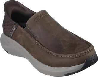 Skechers Chaussures &agrave; Enfiler Parson - Oswin pour Homme, Cacao, 44 EU