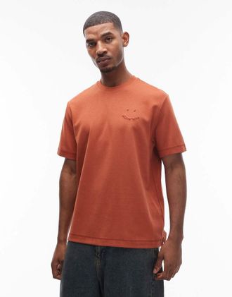 Paul Smith T-shirt avec imprim&eacute; logo embl&eacute;matique - Orange