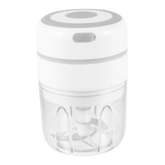 Cabilock Elektrischer Knoblauch-ingwer-fleischwolf 250 Ml Weiß Leicht Zu Reinigen Tragbarer Fleischstampfer Für Den Haushalt