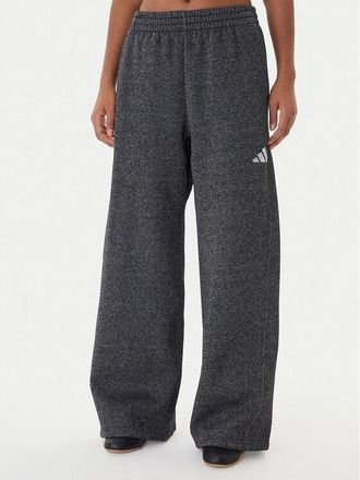 adidas Jogginghose ALL SZN Holiday Glitter Fleece JX4360 Grau Loose Fit