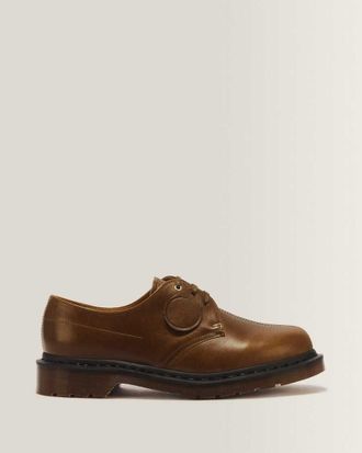 Dr. Martens 1461 Sage Nation 3-&Ouml;sen Leder Schuhe in Gr&uuml;n, Gr&ouml;&szlig;e: 36
