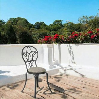 Pier Import Pier Import - Chaise de jardin bistrot gris fonc&eacute;