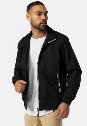 Indicode Sommerjacke Herren Ivano &Uuml;bergangsjacke Herrenjacke mit Kragen & Rei&szlig;verschluss
