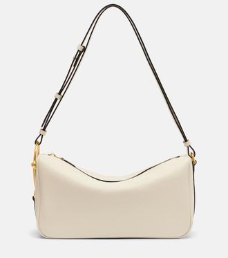 Gucci Schultertasche Half Horsebit Medium aus Leder