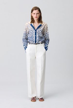 Claudie Pierlot Chemise fluide imprim&eacute;e