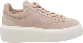 Hogan Femme, Chaussures, Brun, Taille: 36 1/2 EU H-Stripes Baskets