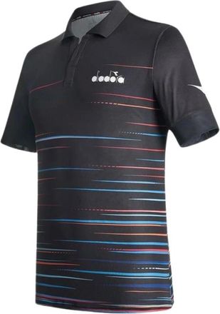 Diadora Homme, Tops, Noir, Taille: L Polo Chemises