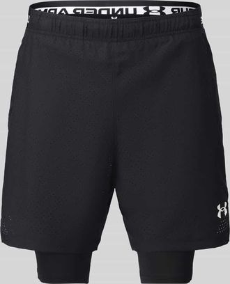 Under Armour Relaxed Fit Sportshorts im Double-Layer-Look