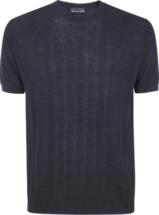 Emporio Armani Homme, Tops, Gris, Taille: XL Pullover