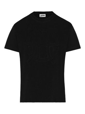 Jean Paul Gaultier t-shirt JPG &agrave; broderies - Noir