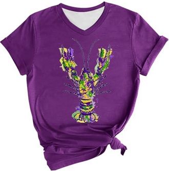 Generic Tee Shirt Femme Grande Taille D&eacute;t&eacute; Manche Court Basiques Hauts Shirts D&eacute;t&eacute; D&eacute;contract&eacute;e Loose Vetement &Agrave; La Mode Manches Courtes Chemise L&acirc;che Et Resp