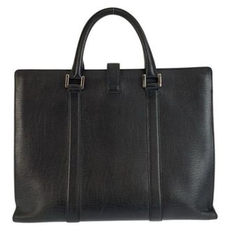 Gucci unisex, Pre-owned, Noir, Taille: ONE Size Sacoche en cuir Pre-owned