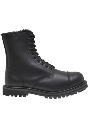 Brandit Plateau Phantom Fur Liner 10 Eyelet Boots, black, Gr&ouml;&szlig;e UK13/EU47