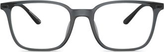 Emporio Armani Brille mit eckigem Gestell - Schwarz