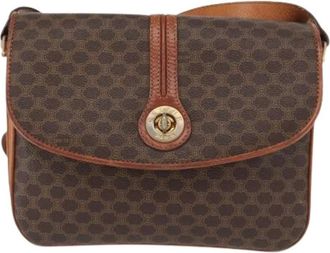 Celine Sac bandouli&egrave;re Macadam Pre-owned - Femme - Pre-owned - Brun - Taille: ONE Size