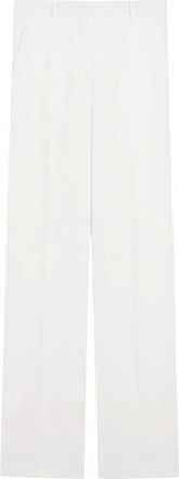 Max Mara Pantalon droit - Femme - Pantalons - Blanc - Taille: 44 FR